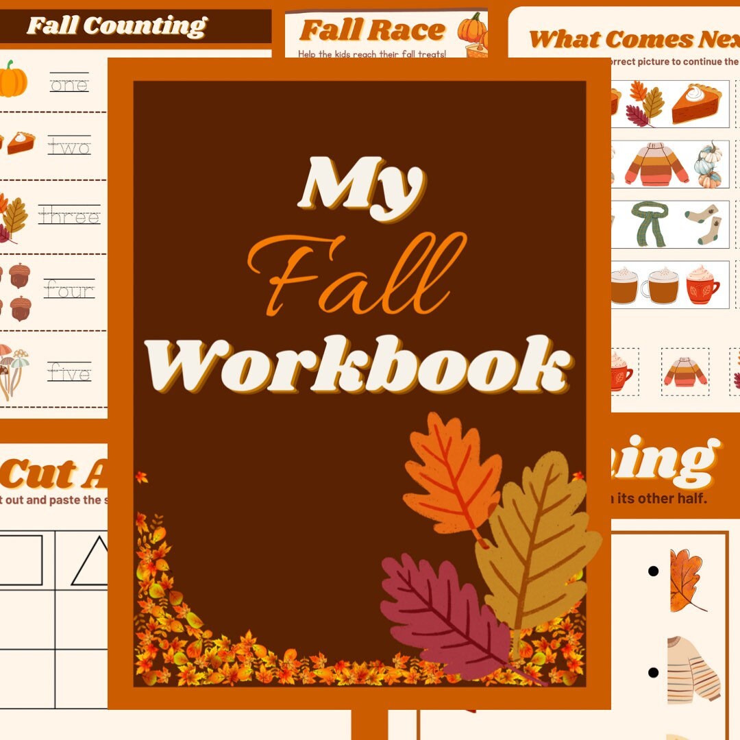 FALL Workbook - Etsy