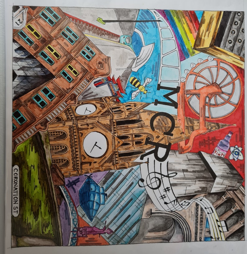 Beautifully Hand Drawn Designs of Various Cities. Come in a Variety of ...
