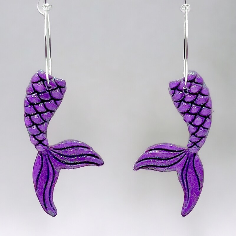 Mermaid Tail Earring - Etsy