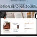 Autumn-themed Notion Reading Journal Notion Template Fall - Etsy