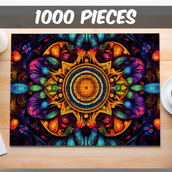 Mandala Puzzle - Etsy