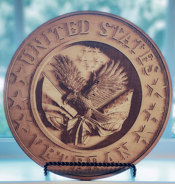 US Veteran Plaque Military Wood Plaque Veteran Wall Plaque - Etsy