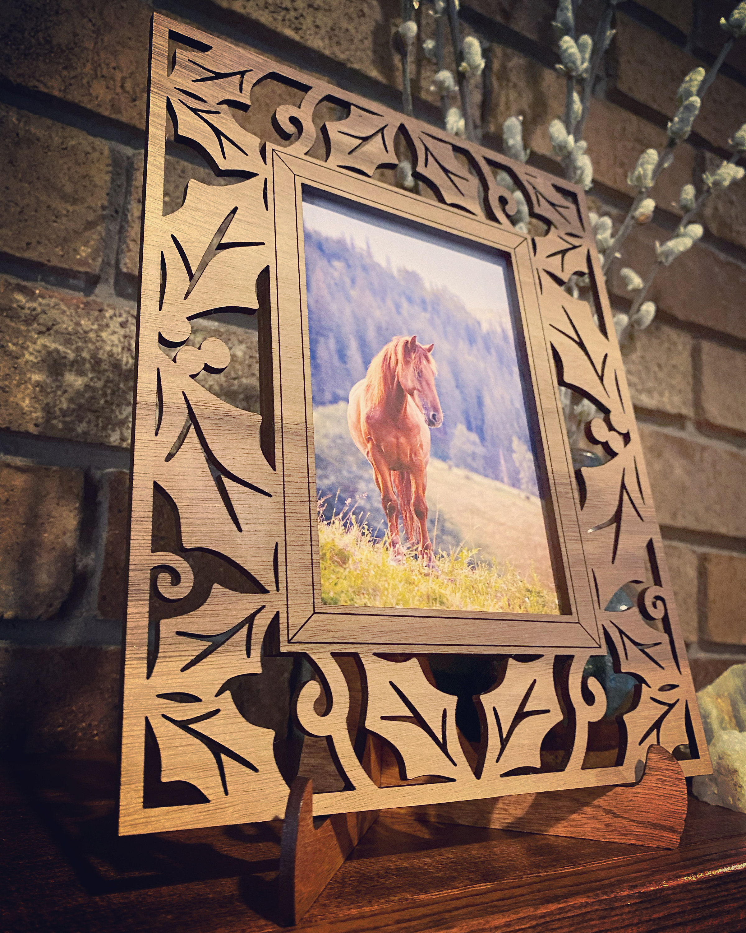 Laser Cut Wood Frame, Decorative Wooden Frame, Photo Frame, Decorative ...