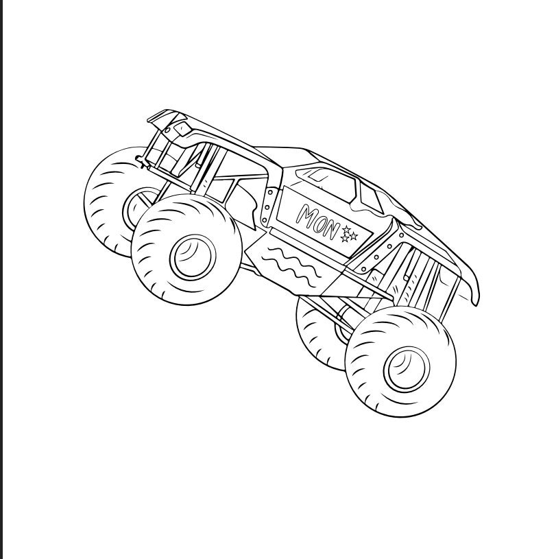 275 Vehicle Coloring Page Set 2 Easy to Hard Has - Etsy