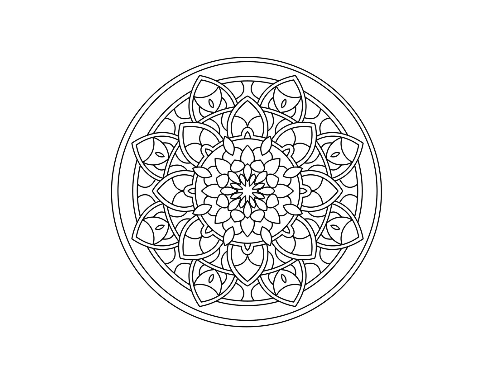 Floral Mandela Coloring Pages Starter Bundle Version 3 - Etsy