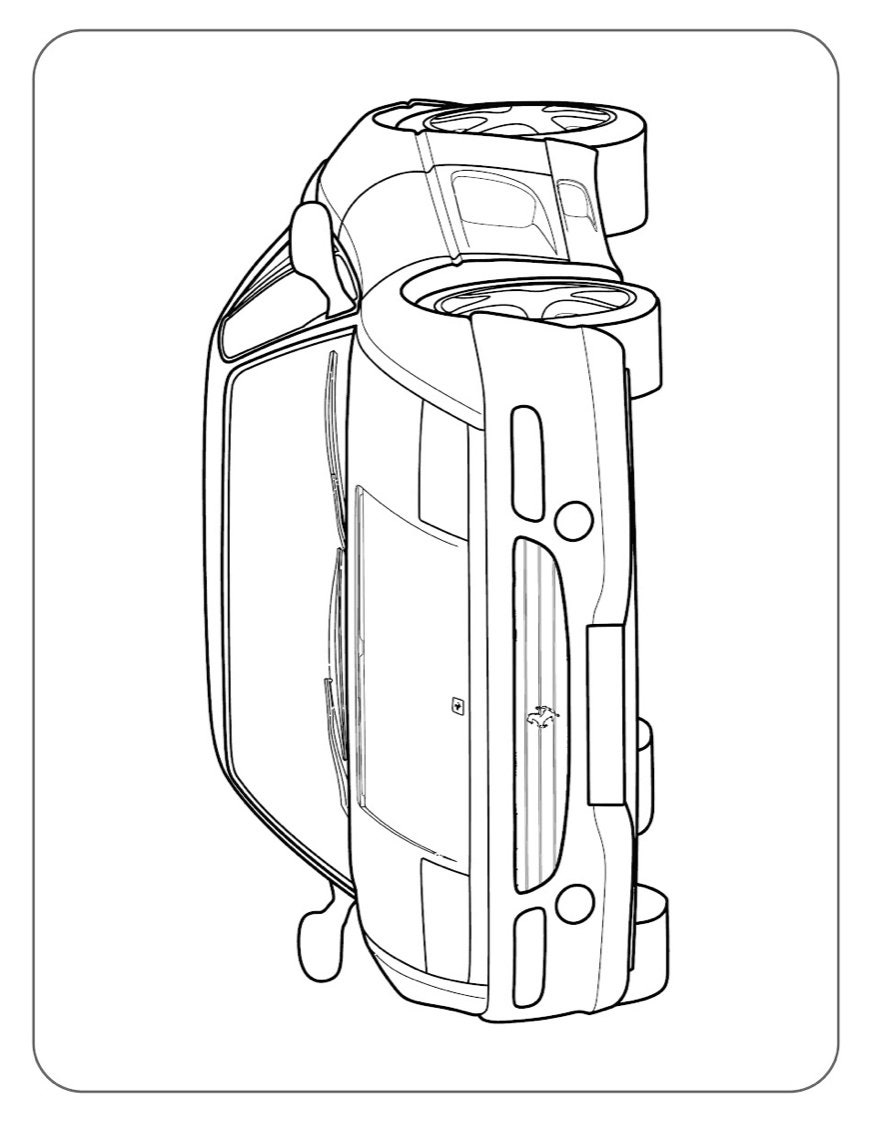 85 Cars/vehicle Kids Coloring Pages - Etsy Canada