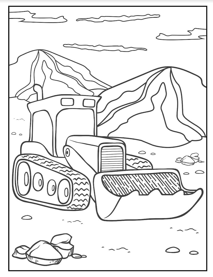 85 Cars/vehicle Kids Coloring Pages - Etsy Canada