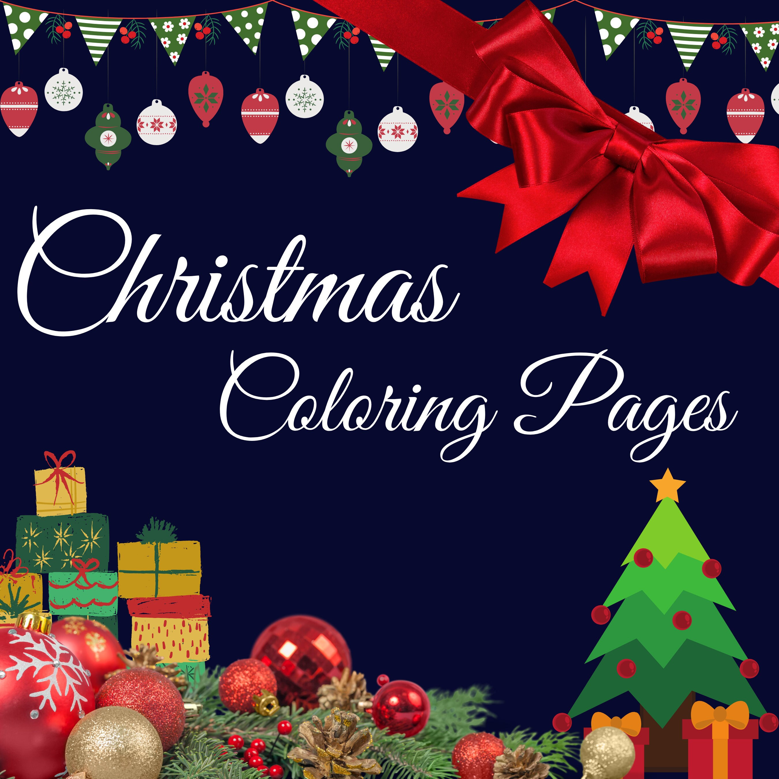 60 Christmas Coloring Pages Letter to Santa Template - Etsy