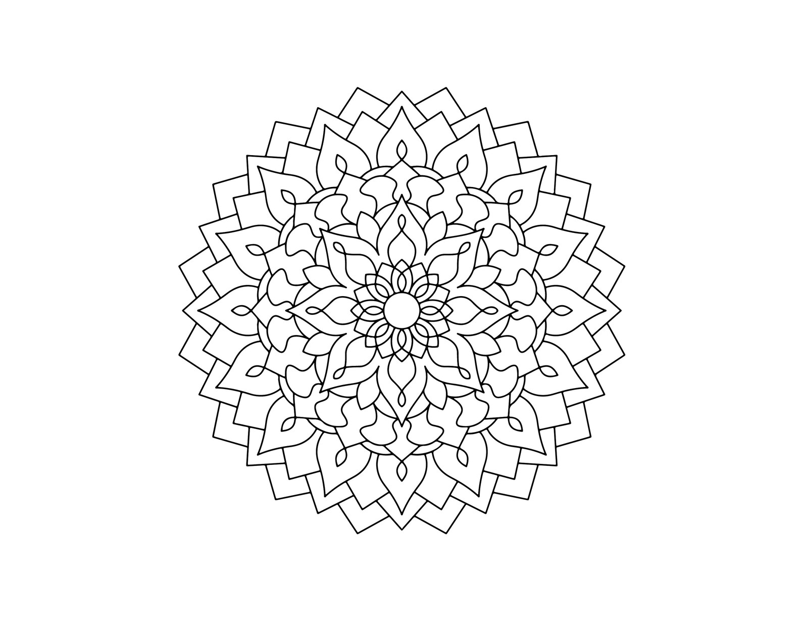 Floral Mandela Coloring Pages Starter Bundle Version 2 - Etsy