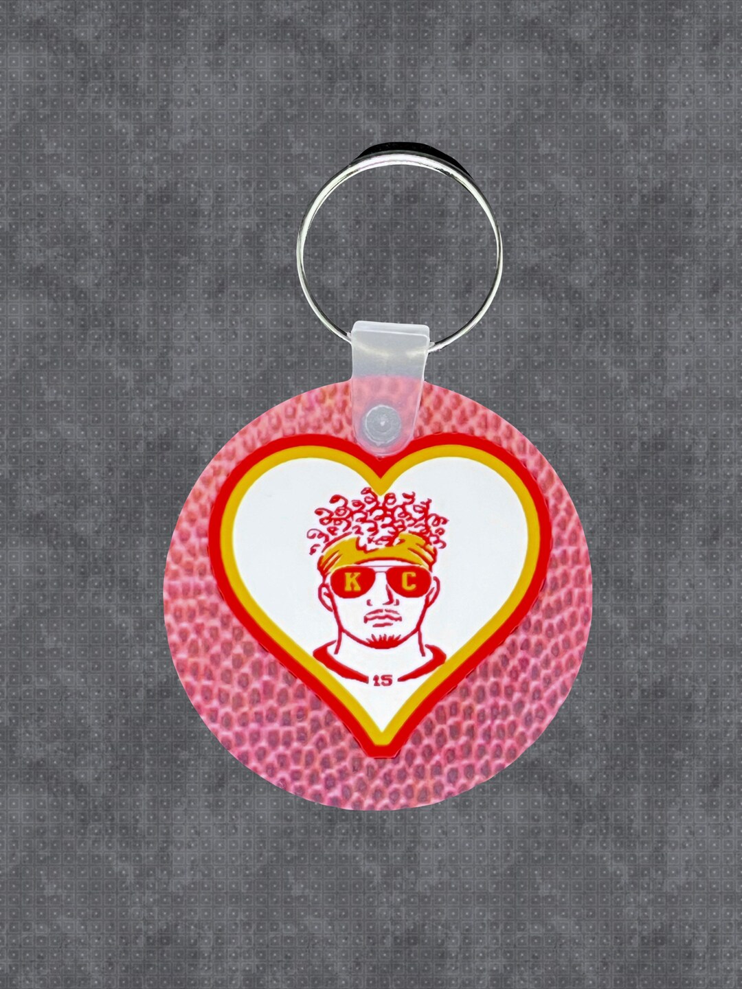 Patrick Mahomes Kansas City Football Keychain - Etsy