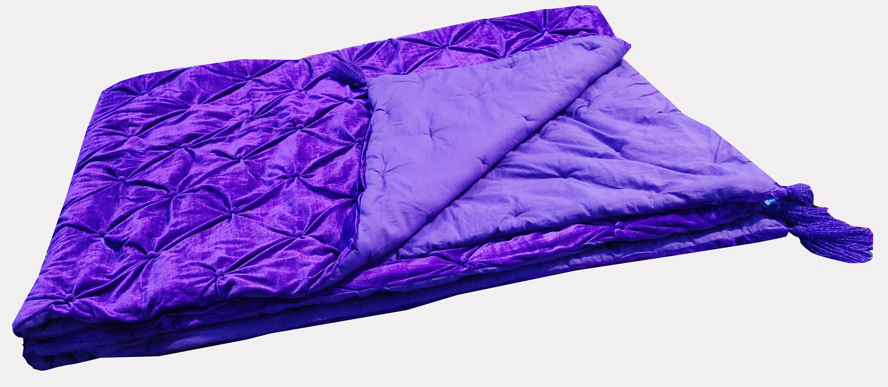 Vibrant Purple Quilt Purple Throw Blanket Throw Purple Quilt Purple ...
