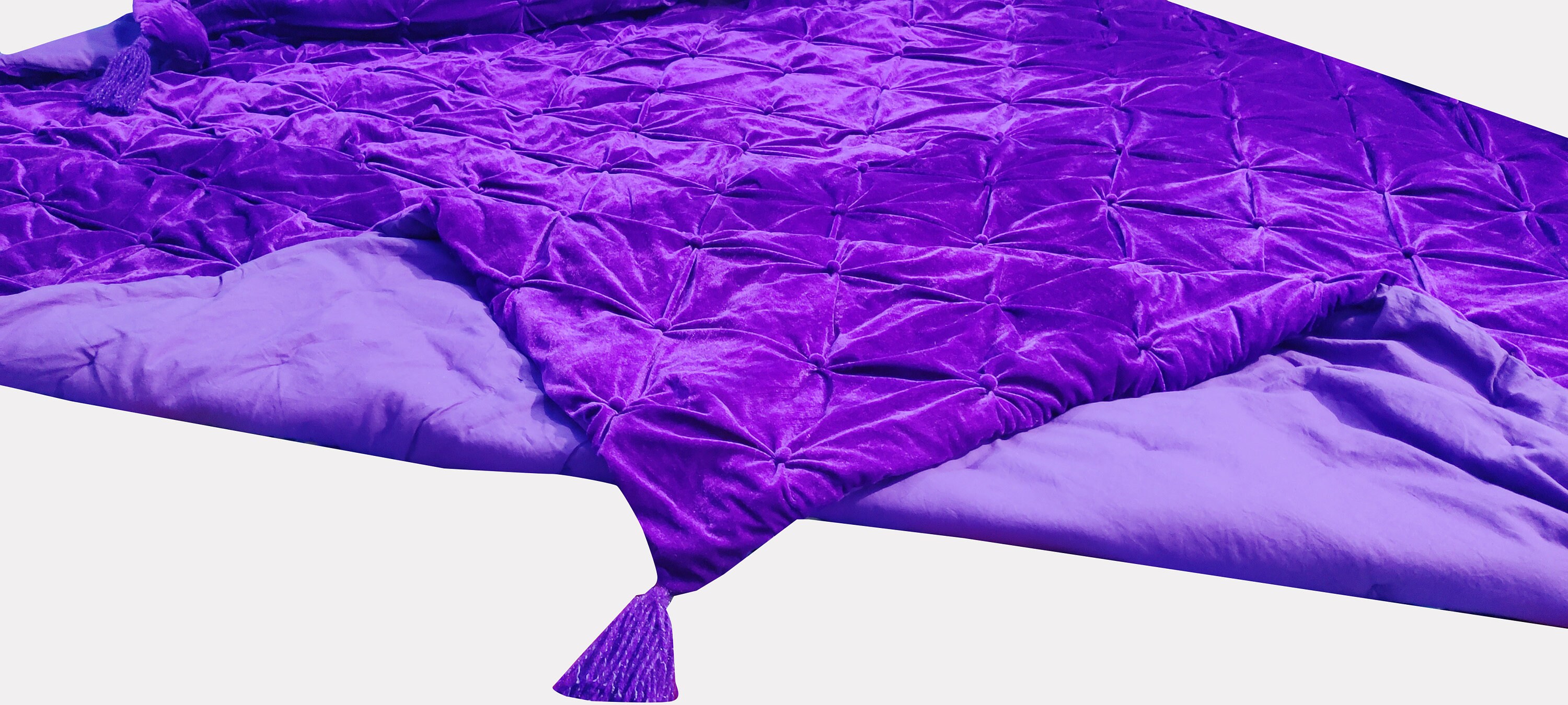 Vibrant Purple Quilt Purple Throw Blanket Throw Purple Quilt - Etsy