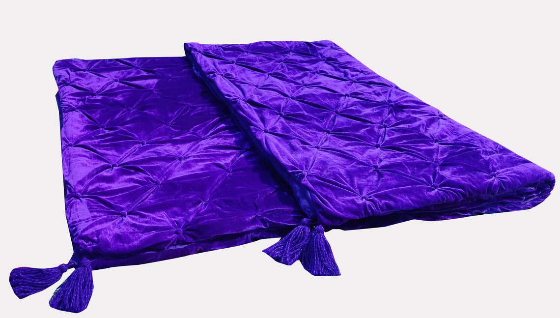 Vibrant Purple Quilt Purple Throw Blanket Throw Purple Quilt - Etsy
