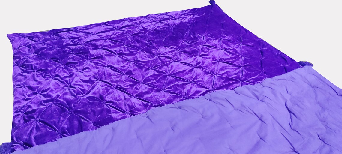 Vibrant Purple Quilt Purple Throw Blanket Throw Purple Quilt - Etsy