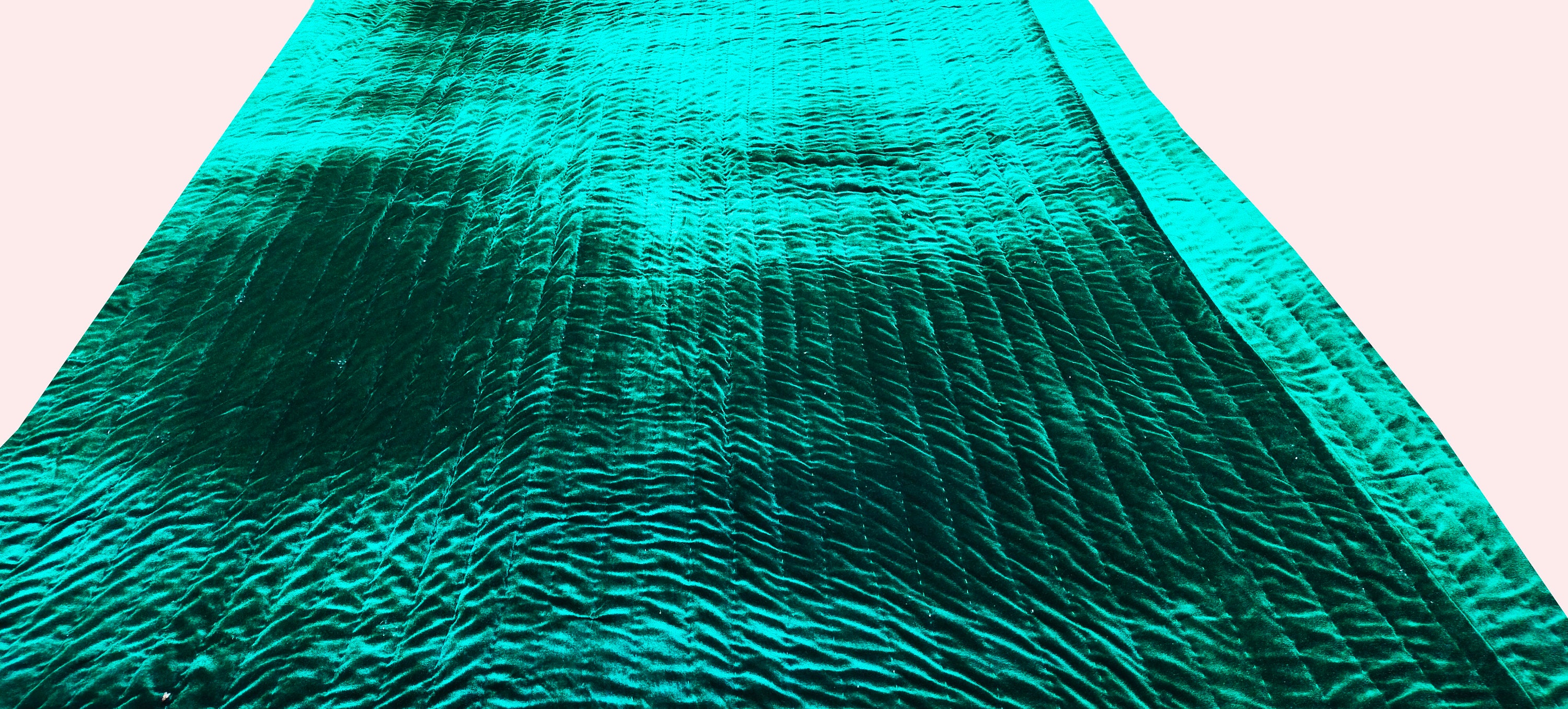 Emerald Green Velvet Quilt,emerald Green Throw Blanket, Emerald Green ...