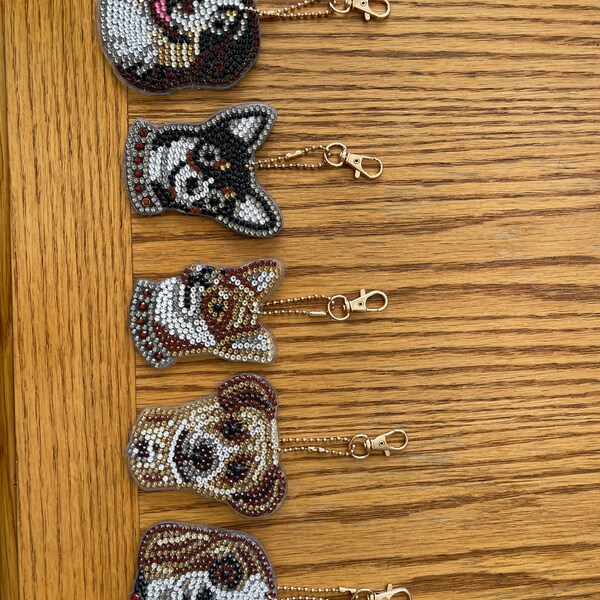 Diamond Painting Key Chains - Etsy