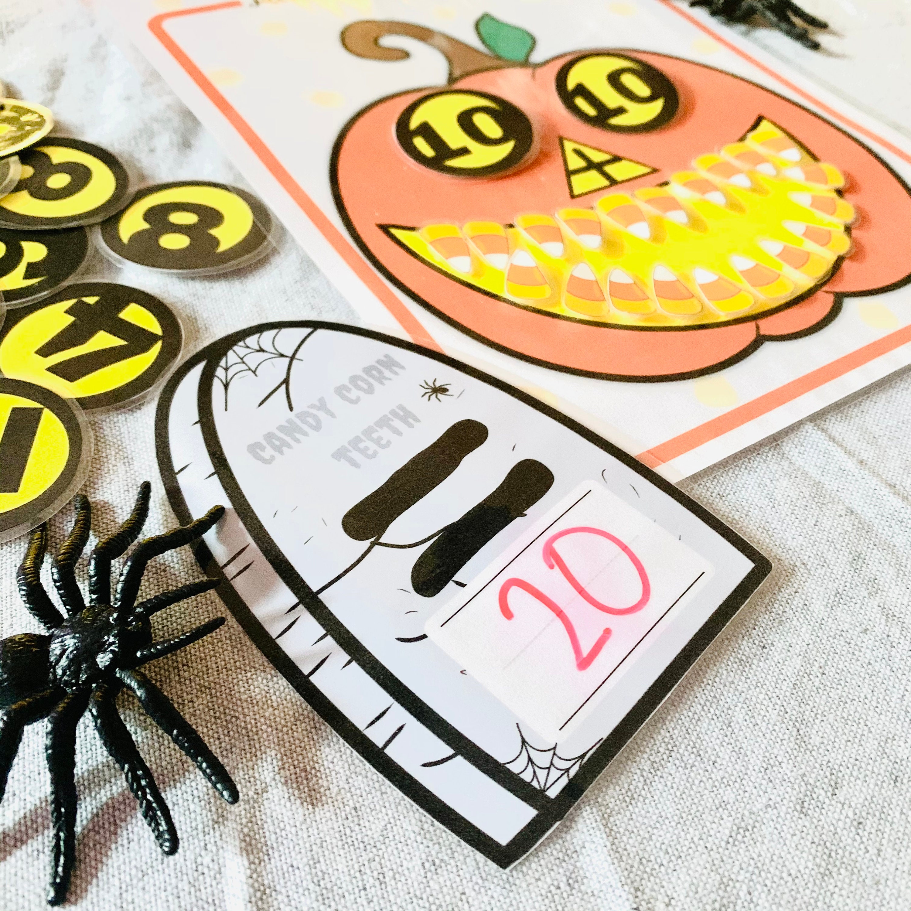 Halloween Candy Corn Math, Jack-o-lantern Adding Activity, Halloween ...