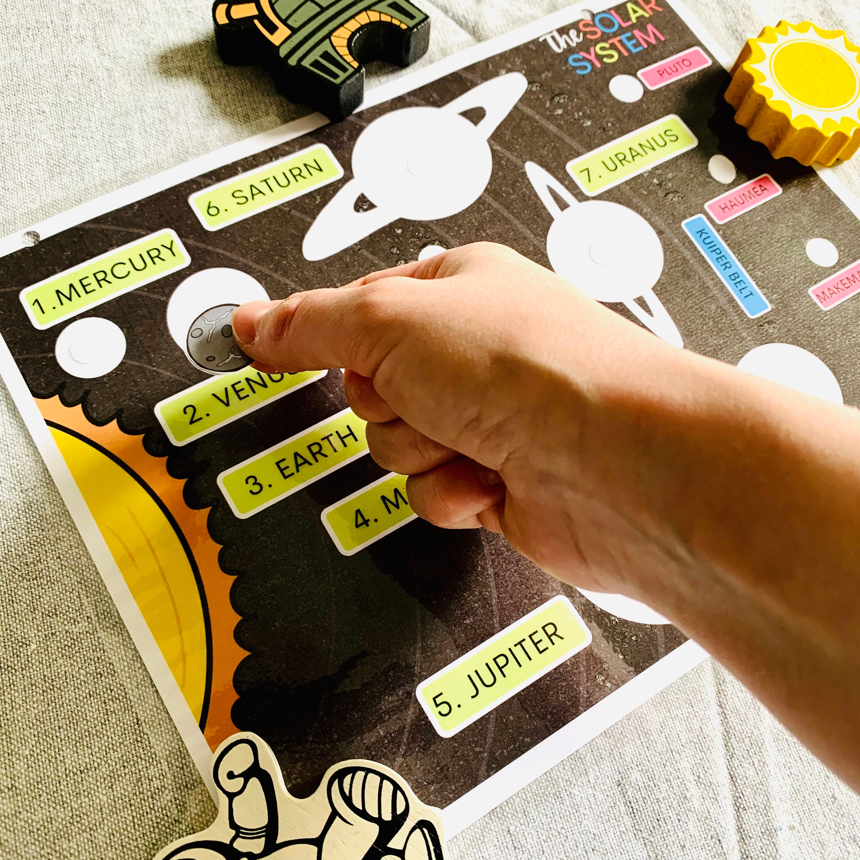 BUNDLE, Solar System Printable, Planets Printable, Planet Flash Cards ...