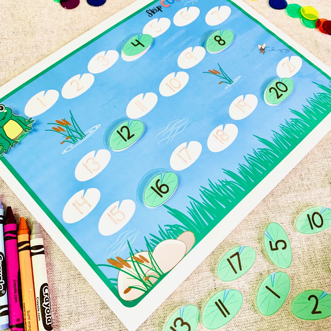 Skip Counting Activity Printable, Count by 2’s, Count by 3’s, Counting ...