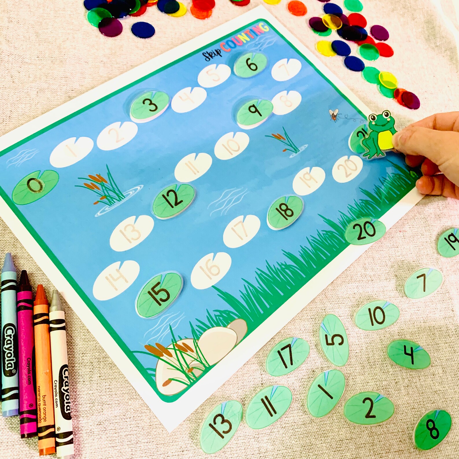 Skip Counting Activity Printable, Count by 2’s, Count by 3’s, Counting ...