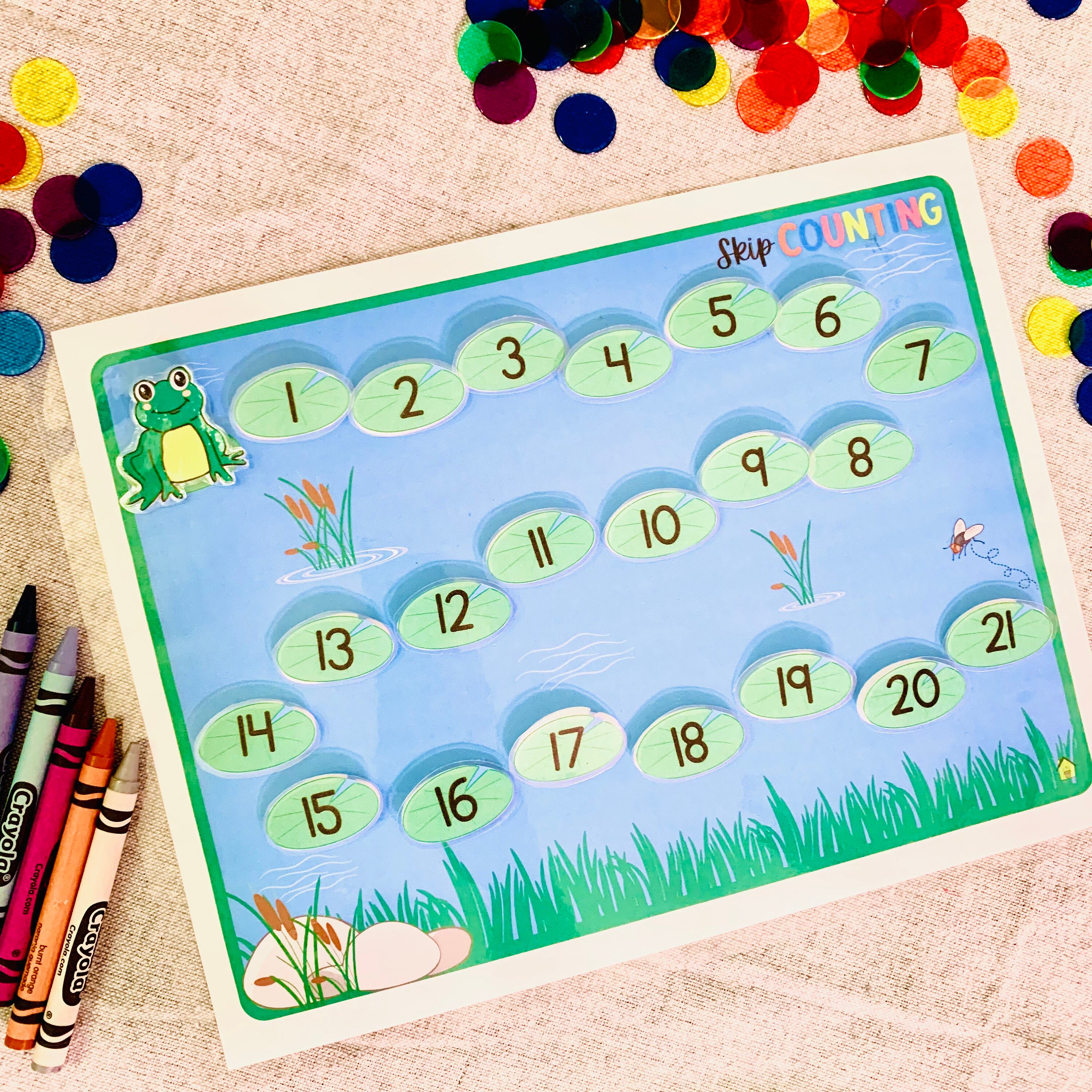 Skip Counting Activity Printable, Count by 2’s, Count by 3’s, Counting ...