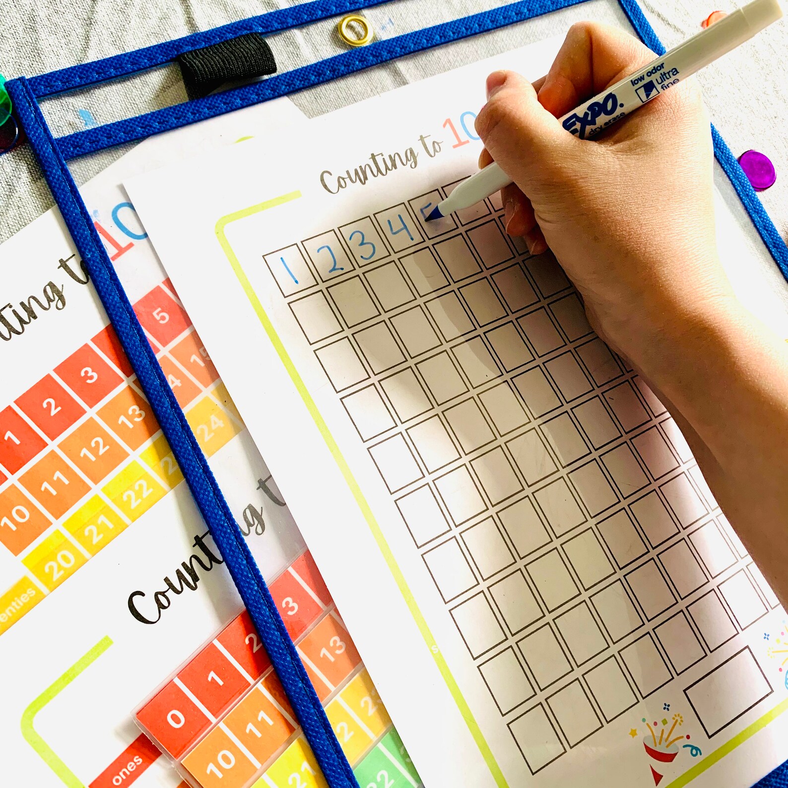 Counting to 100 Printable, Number Sorting Activity, Number Families ...