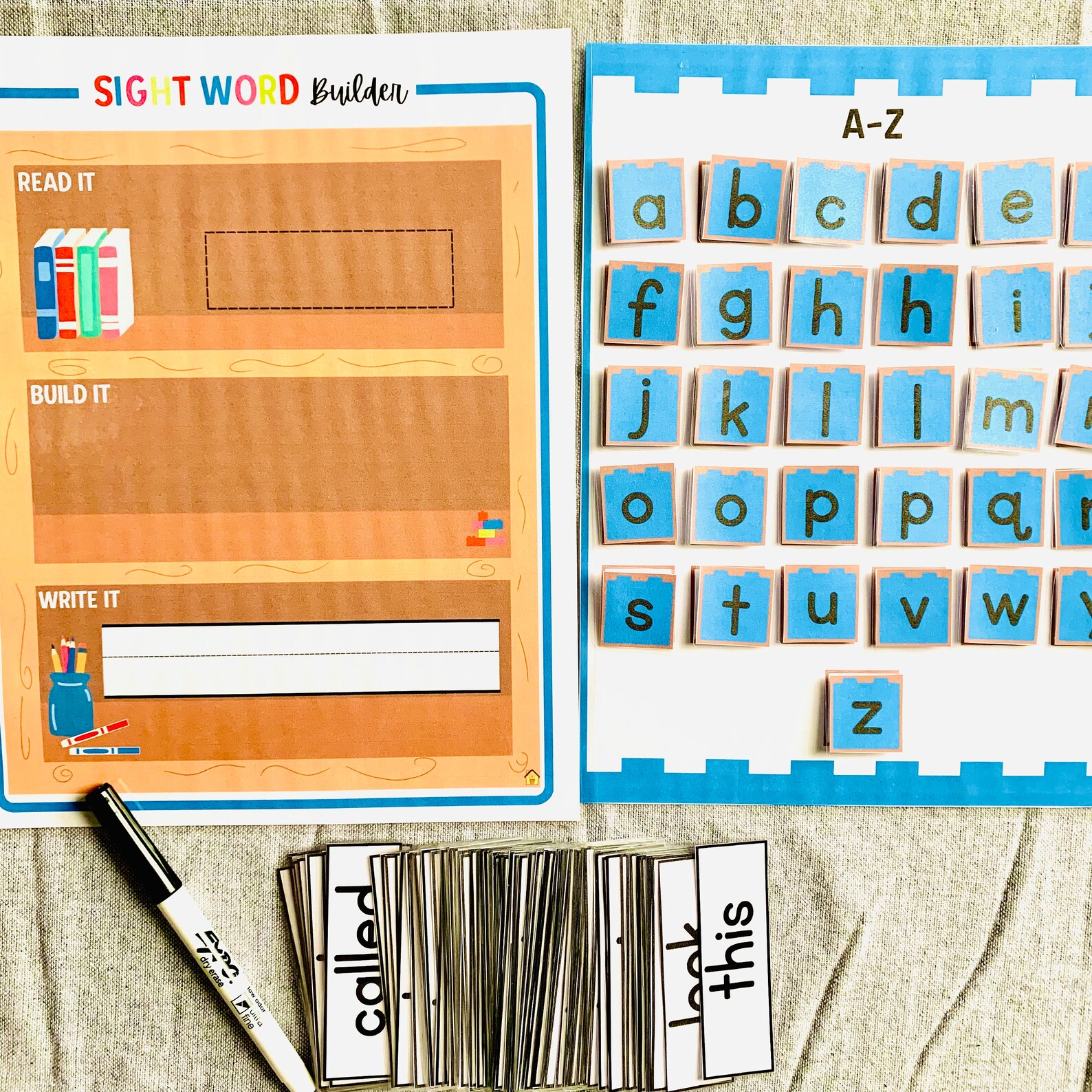 Sight Words Printable Activity, Kindergarten Sight Words, Fry's First ...