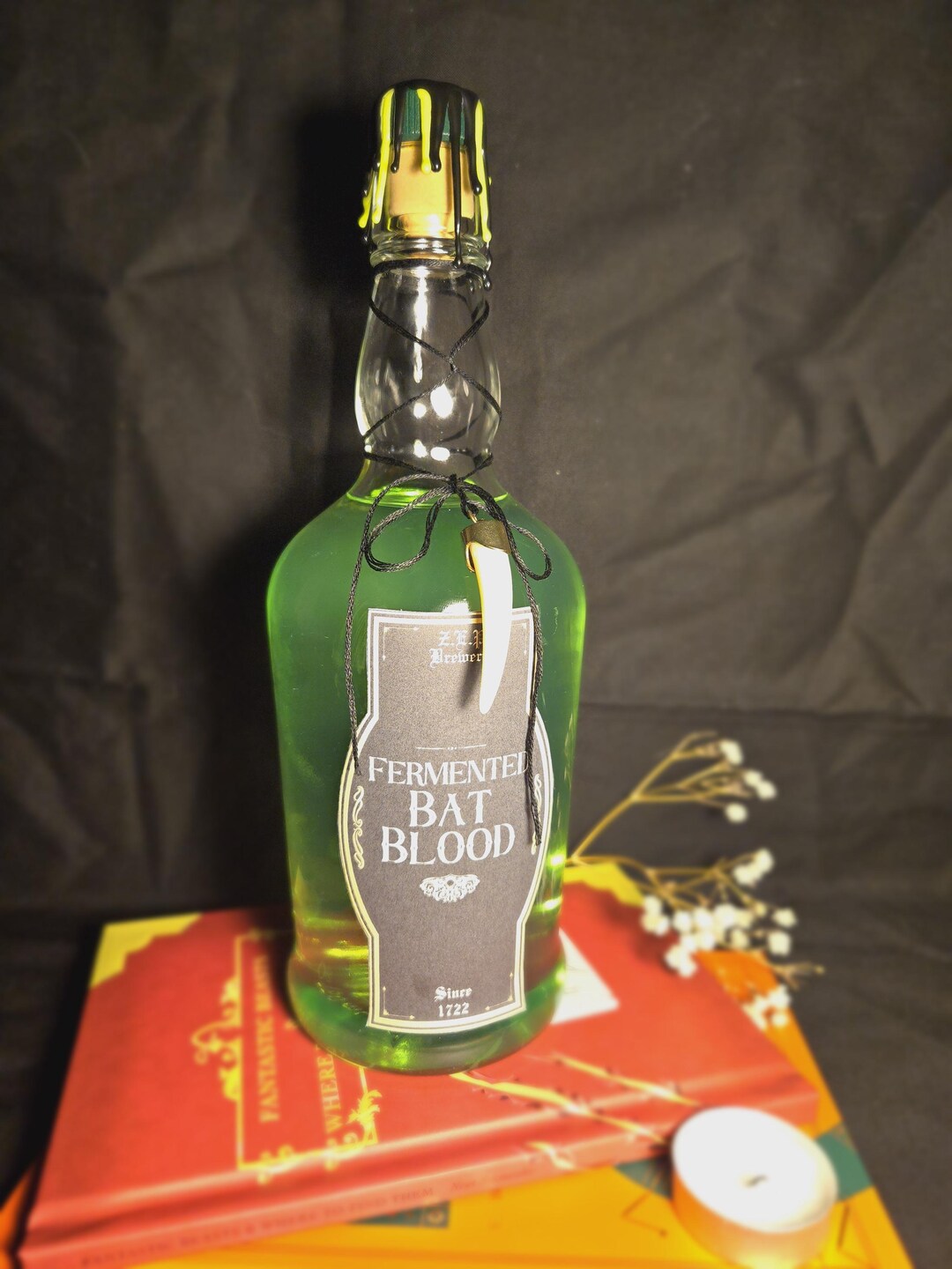 Fermented Bat Blood - Harry Potter Inspired Potion Prop - Fake Potion ...