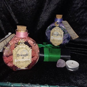 Sleeping Draught & Draught of Rejuvenation Potion Set of 2 Harry Potter ...