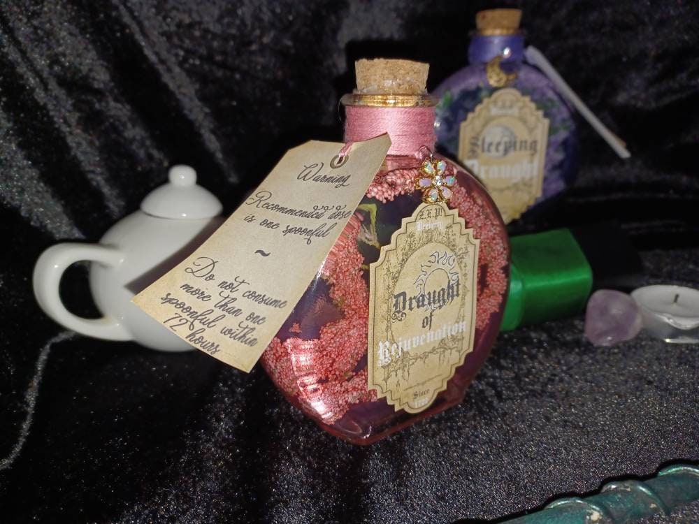Sleeping Draught & Draught of Rejuvenation Potion Set of 2 Harry Potter ...