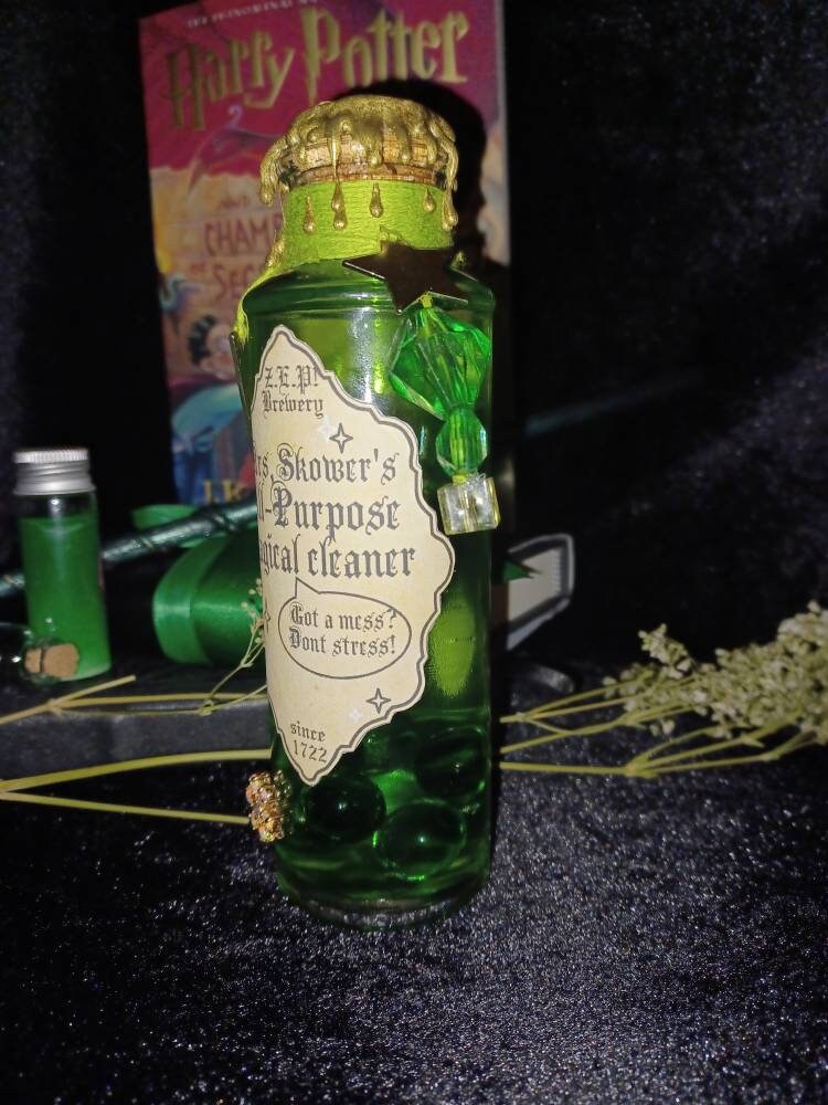 Mrs. Skower's All-purpose Magical Cleaner Harry Potter Potion Prop - Etsy