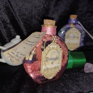 Sleeping Draught & Draught of Rejuvenation Potion Set of 2 Harry Potter ...