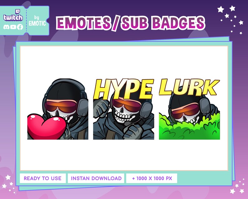 Call of Duty Ghost Emote Soldier Emote Army Swat Emotes, Youtube Emote ...