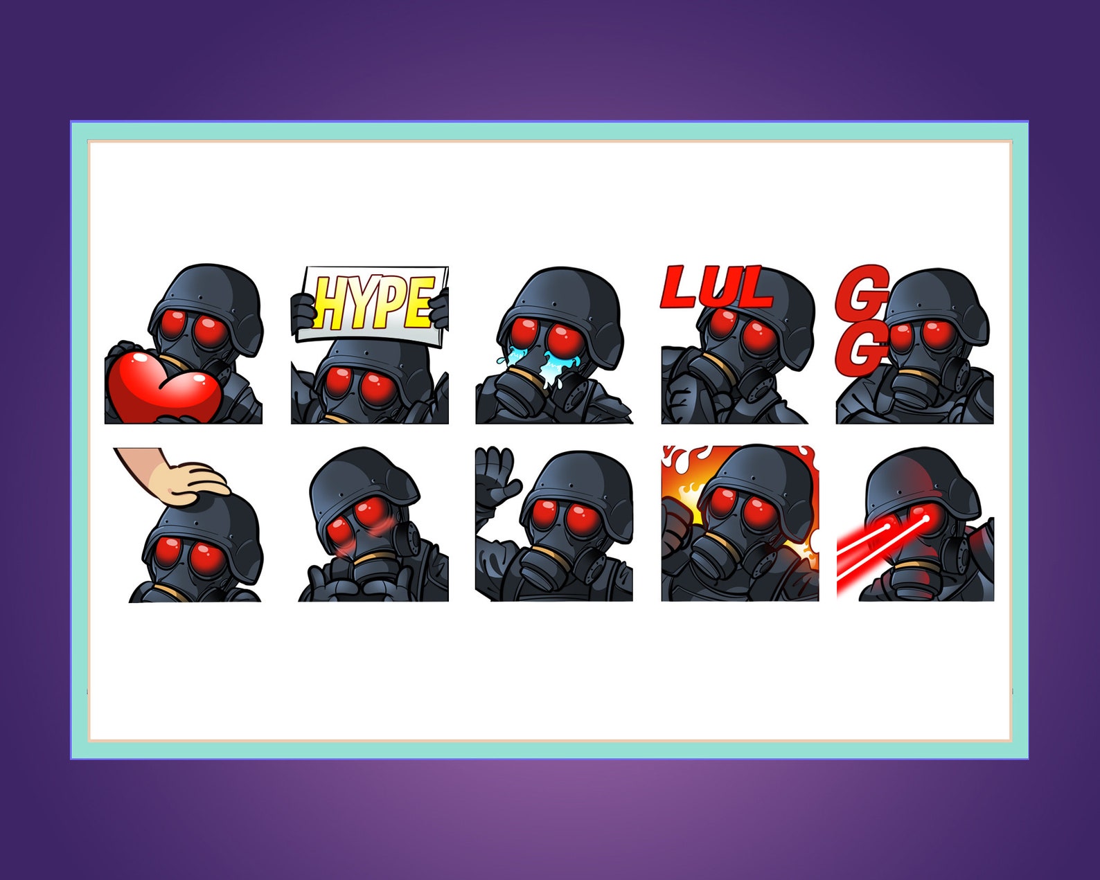 Twitch Emotes Hunk | Resident Evil Inspired | Hunk Emotes | Dbd Emotes ...