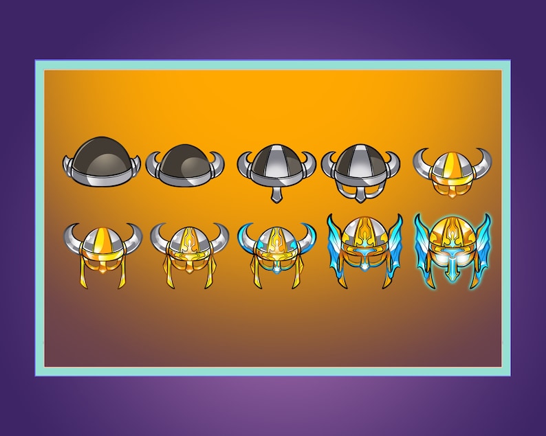 Twitch Sub Badges | 10 Viking Helmet Package | Viking Badges | Twitch ...