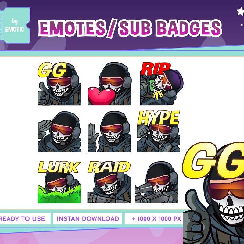Soldier Discord Emotes - Etsy