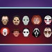 Twitch Sub Badges | 10 Classic Horror Movie Package | Horror Sub Badge ...