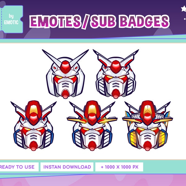 Gundam Sticker - Etsy