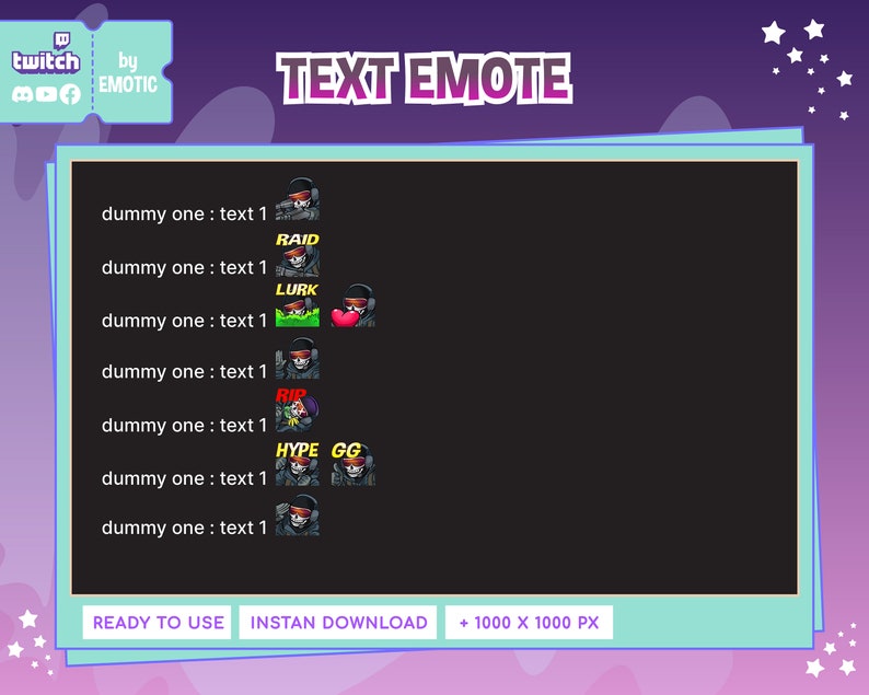 Call of Duty Ghost Soldier Emote Warrior Emote Emote - Etsy UK