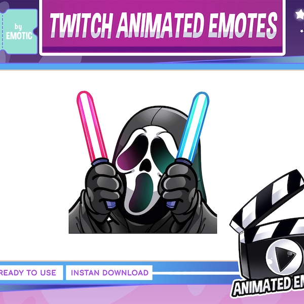Twitch Emotes Ghost Face - Etsy