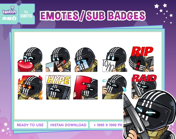 Escape From Tarkov Animated Emote Pack for Twitch & Discord Ledx ...