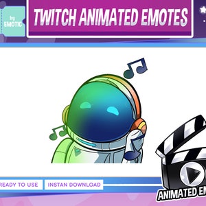 Animated Emote | Astronaut Vibing Emote | Astro Vibing | Jamming | Hype ...