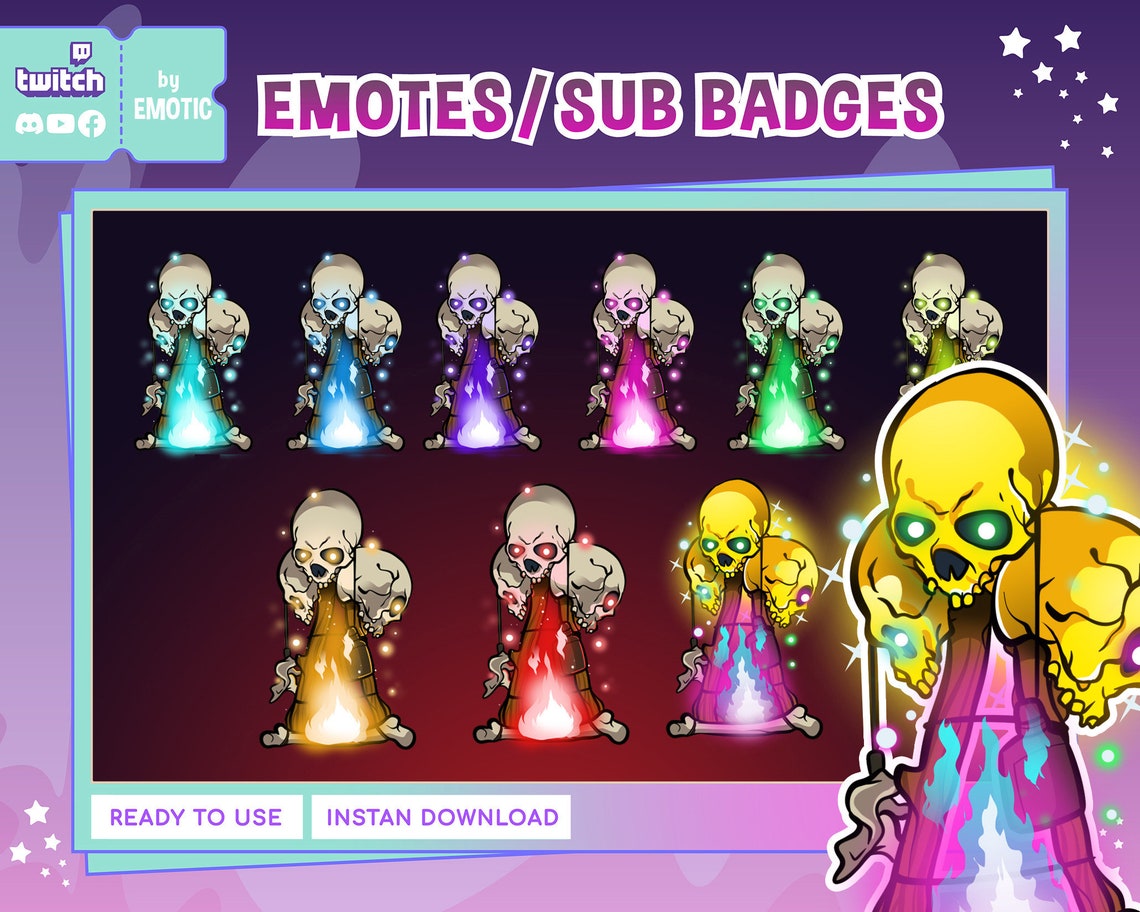 Twitch Sub Badges Dbd Totem Horror Sub Badge DBD Sub - Etsy