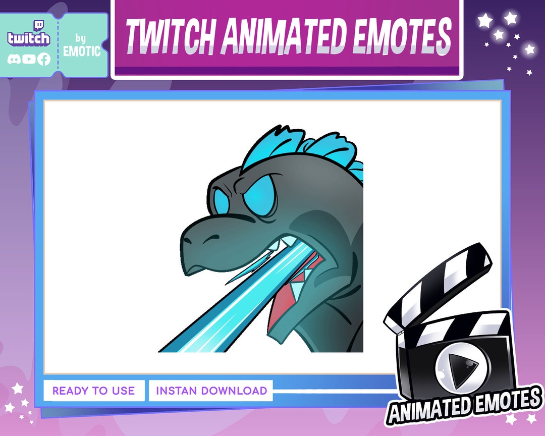 Animated Emote | Kaiju | Twitch Emot Kaiju | Titan Emote | Atomic ...