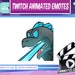 Animated Emote | Kaiju | Twitch Emot Kaiju | Titan Emote | Atomic ...