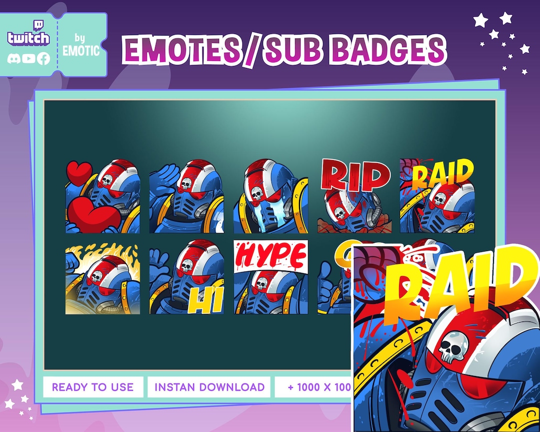 Game Movie Characters Twitch Emotes | Space War Emotes | Discord Emotes ...