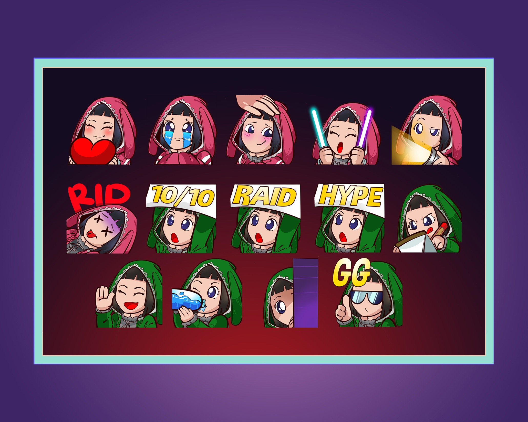 Bunny Feng Twitch Emotes DBD Emote Horror Emote Twitch Emote for ...