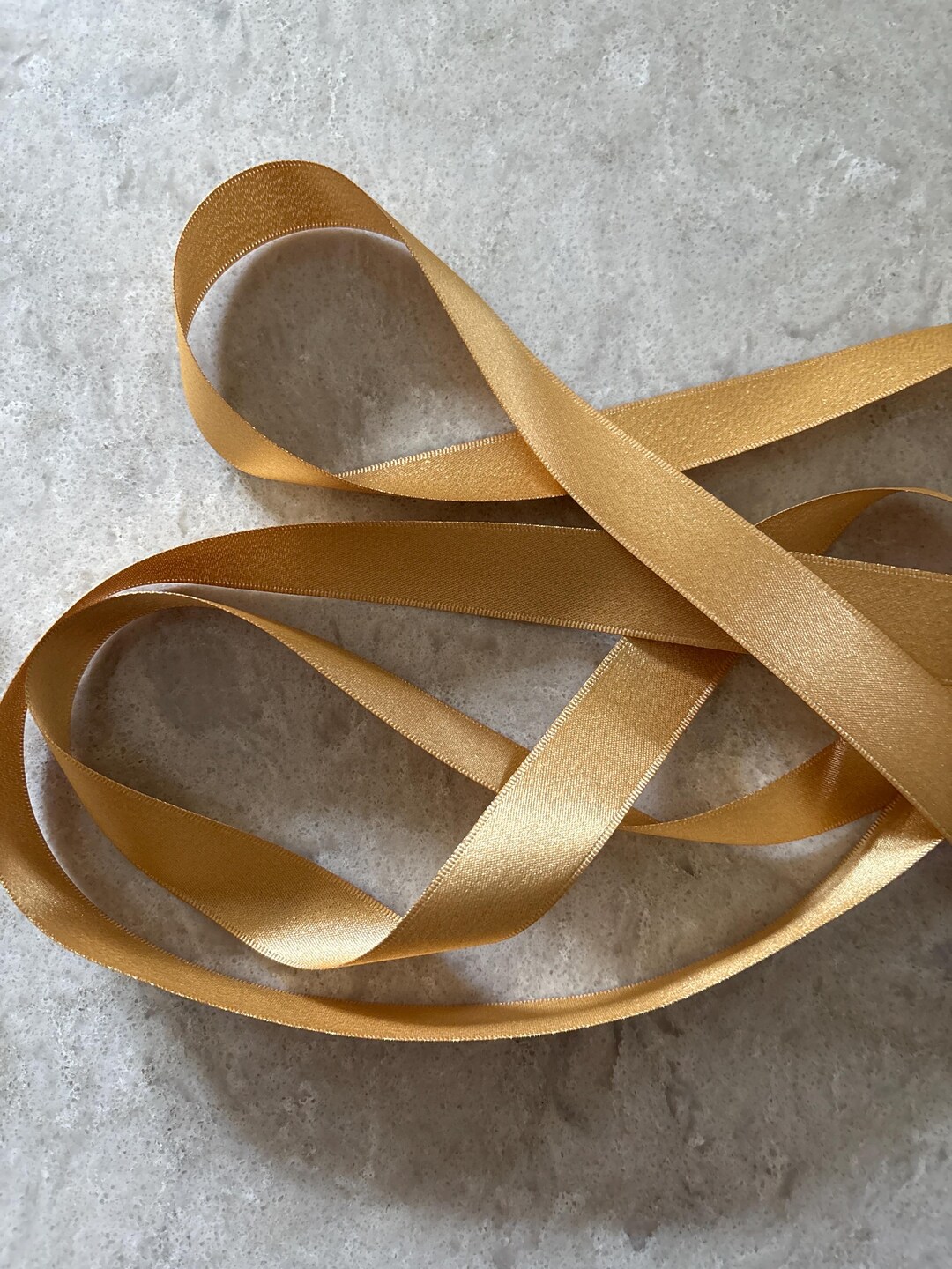7/8" (10 Yards) Old Gold Shimmer Ribbon #0690C - Etsy