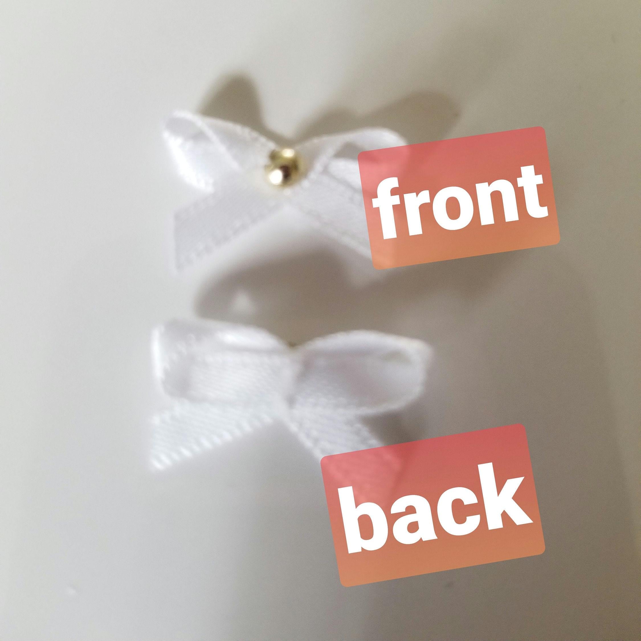 Tiny Bows With Gold Center Circle GB60367.029.GLD 10 Bows in Pkg - Etsy