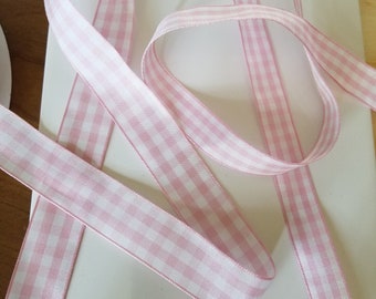 Pink White Gingham | Etsy